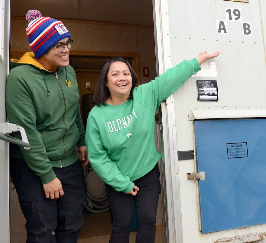 Move-in day for first interim housing residents - News